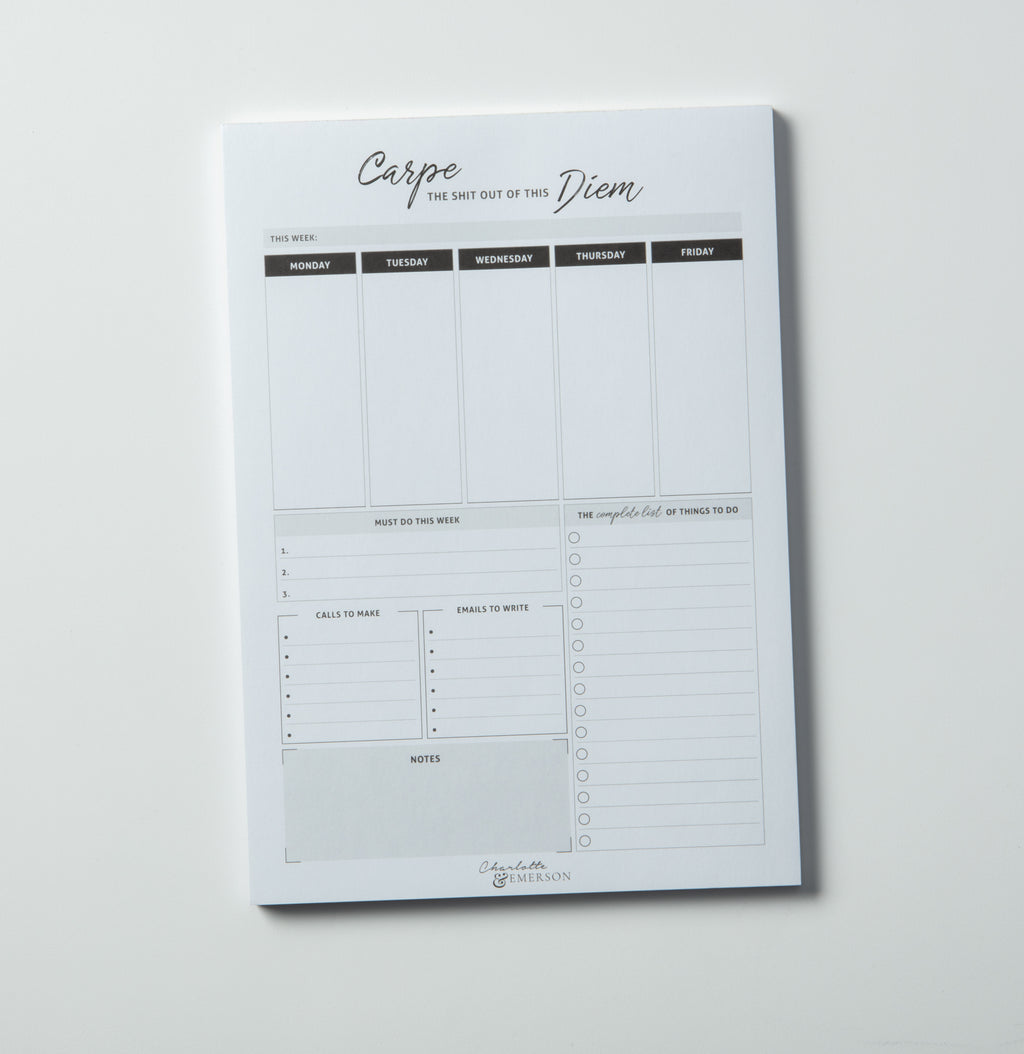 Get It Together- Funny Weekly Tear Off Pad, 52 Sheets - 8.5x11 ...